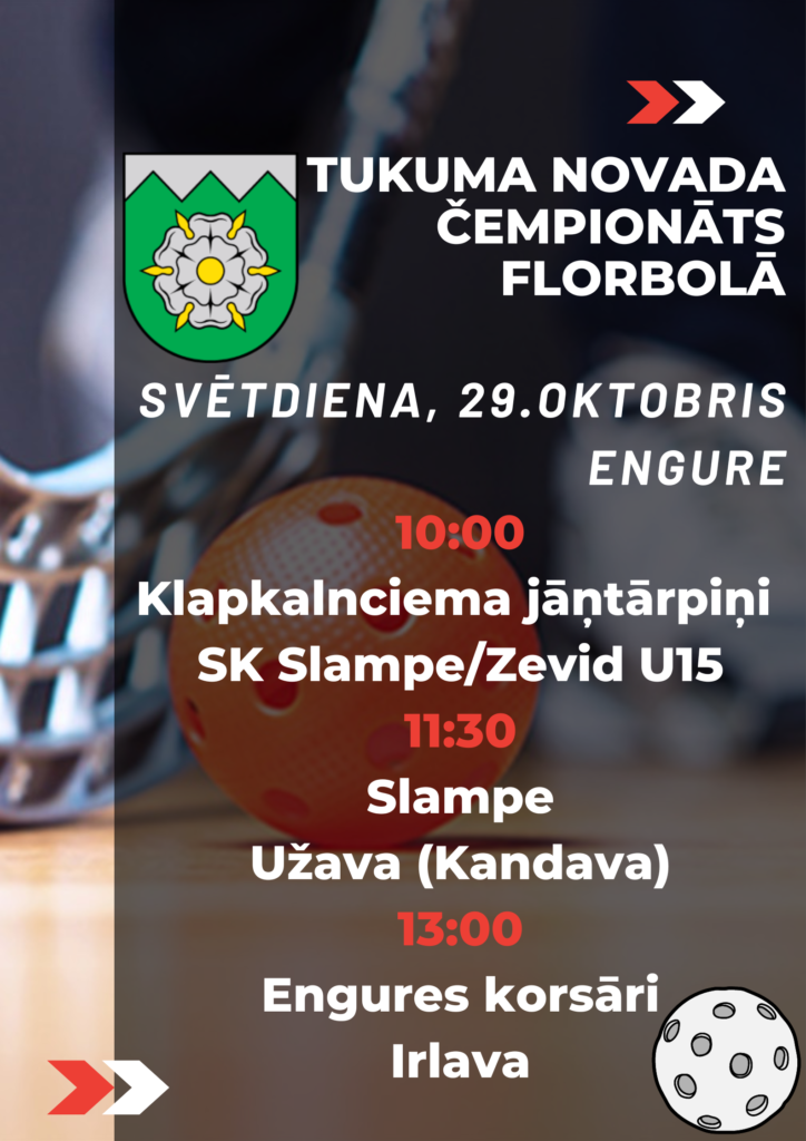Sācies Tukuma novada florbola čempionāts! - Sports Tukuma novadā
